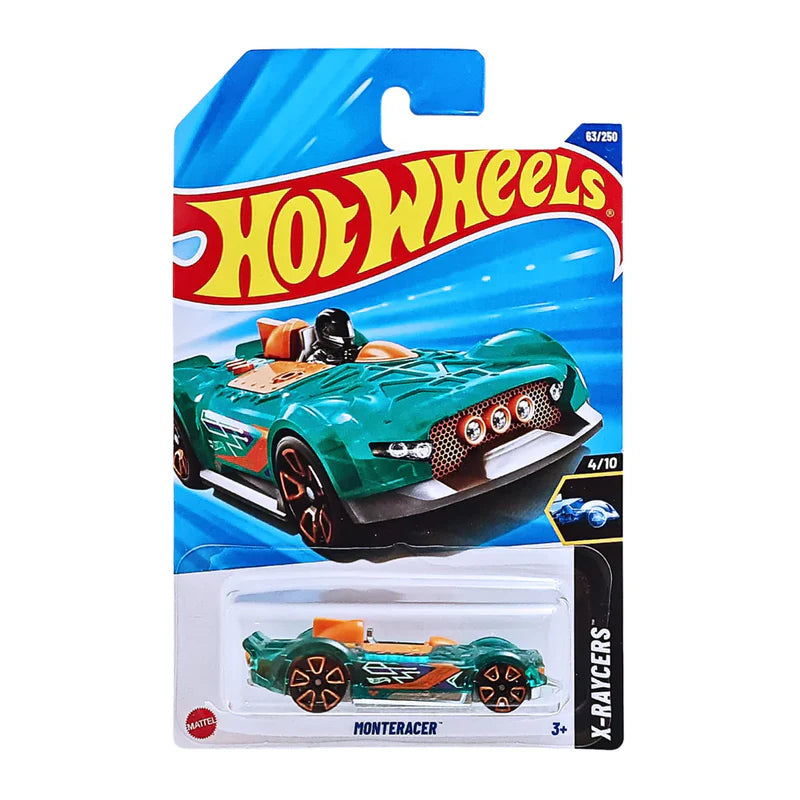 Hot Wheels Monteracer – X-Raycers Series (4/10) 2025 Die-Cast Toy Car